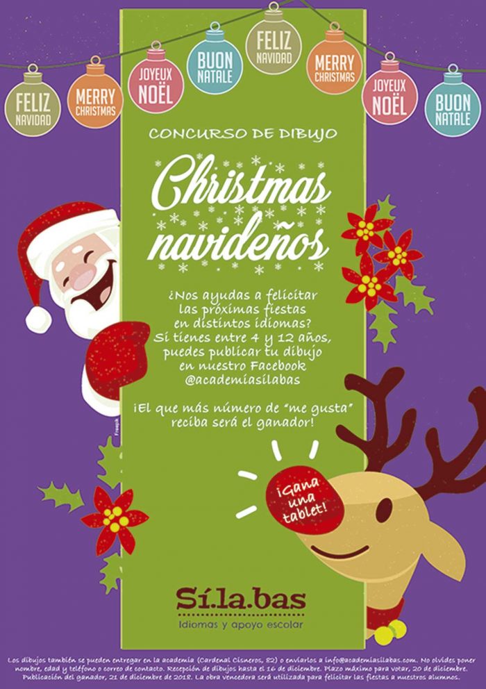 concurso christmas academia idiomas silabas chamberi madrid - Academia ...
